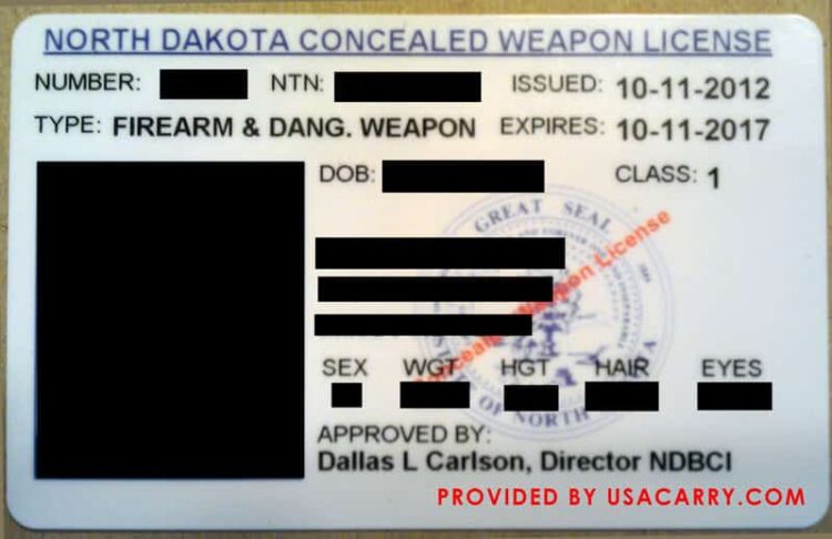 North Dakota Concealed Carry Permit Information - USA Carry