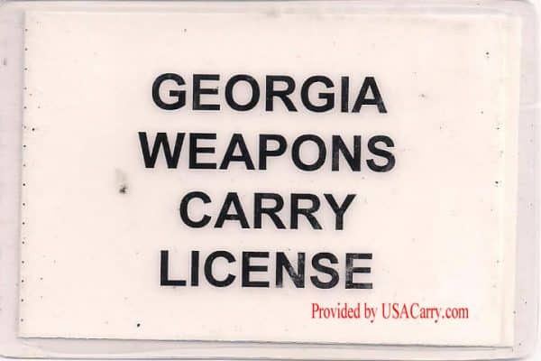 Georgia Concealed Carry Permit Information