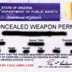 Concealed Carry Weapon Permit Examples