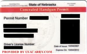 Nebraska Concealed Carry Permit Information