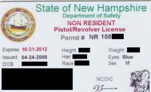 New Hampshire Concealed Carry Permit Information