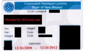New Mexico Concealed Carry Permit Information