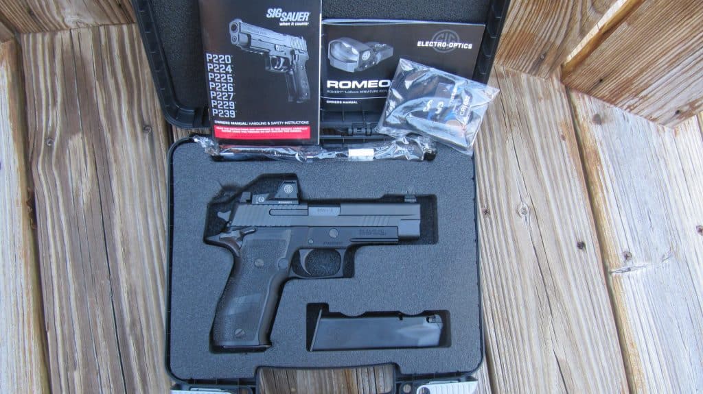Sig Sauer P226 RX Elite SAO 9mm with Mini Red Dot [FIREARM REVIEW ...