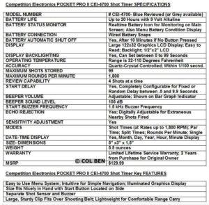 Pocket Pro II Electronic Shot Timer Review - USA Carry