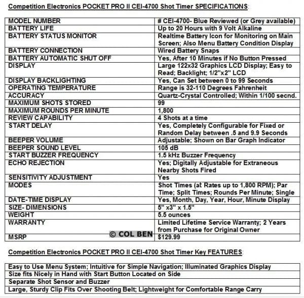 Pocket Pro II Electronic Shot Timer Review - USA Carry