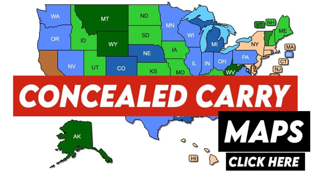 Concealed Carry Map Update | July 1, 2021 - USA Carry