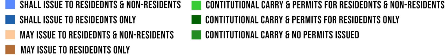 Concealed Carry Permits: A Guide to Firearm Information by State | 7/18 ...