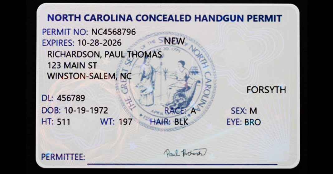 North Carolina Concealed Carry Permit Information