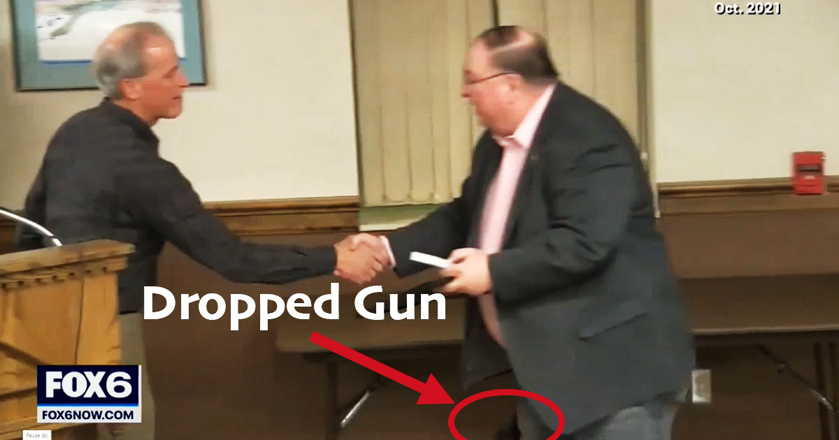 Wisconsin Mayor w/ Expired CCW Drops Gun AGAIN in Restricted Building