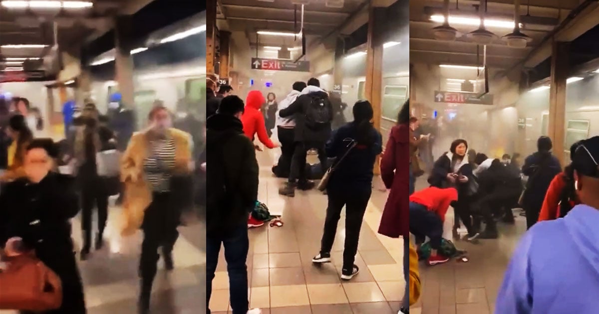 Man Wearing Gas-Mask Opens Fire in New York Subway, Still At Large; At ...