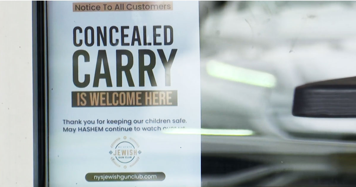 New York Gun Group Distributing "Concealed Carry Is Welcome Here" Signs