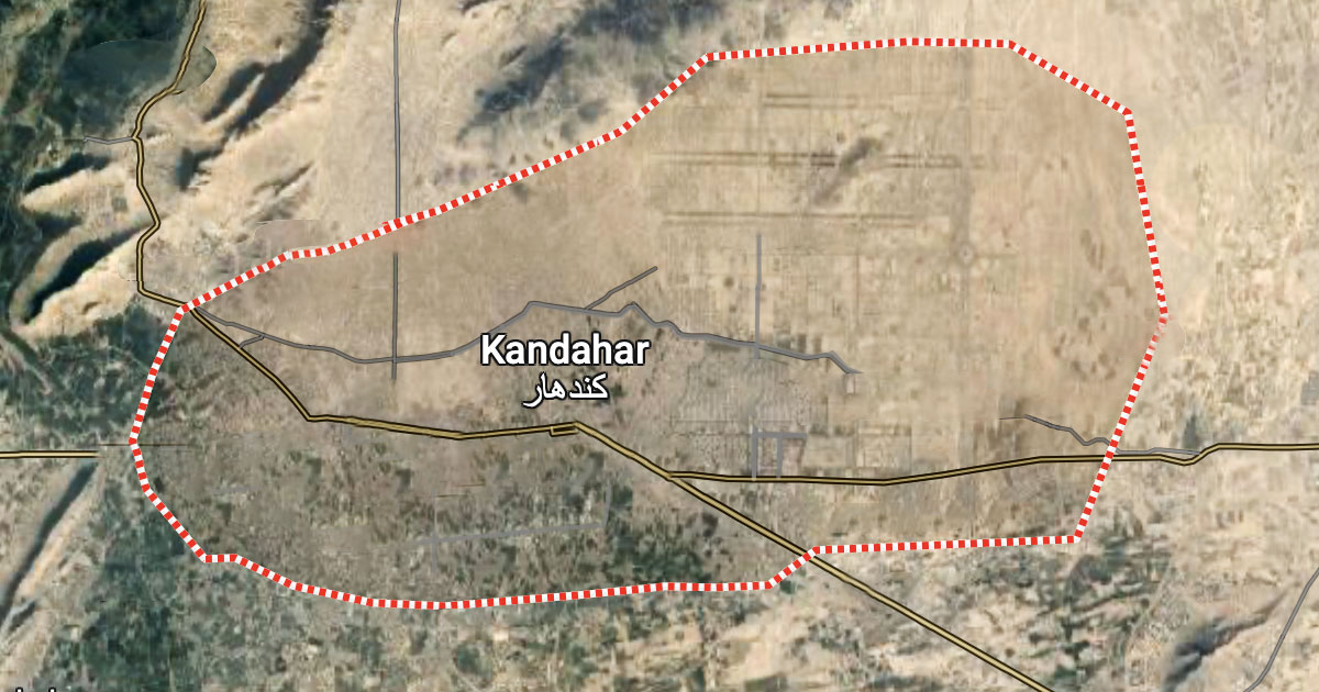 Kandahar Air Base Map